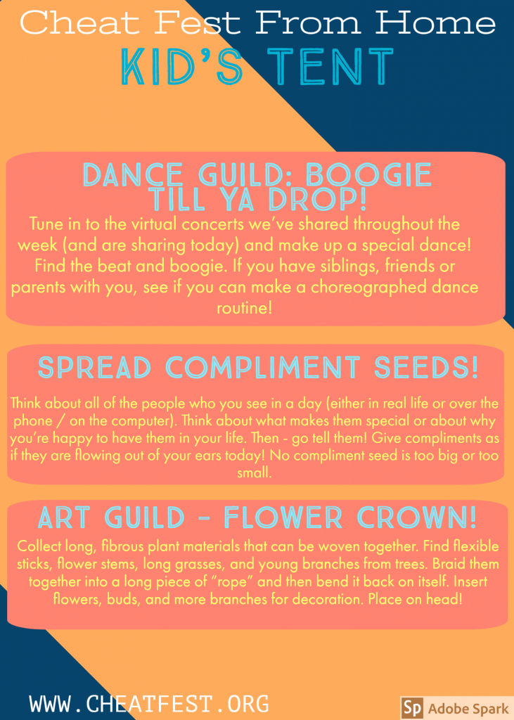 SATURDAY – Cheat Fest From Home! – Cheat River Festival