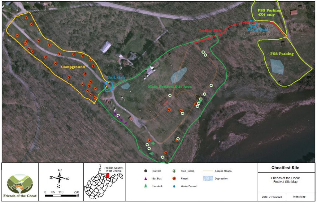 Cheat Fest Maps – Cheat River Festival