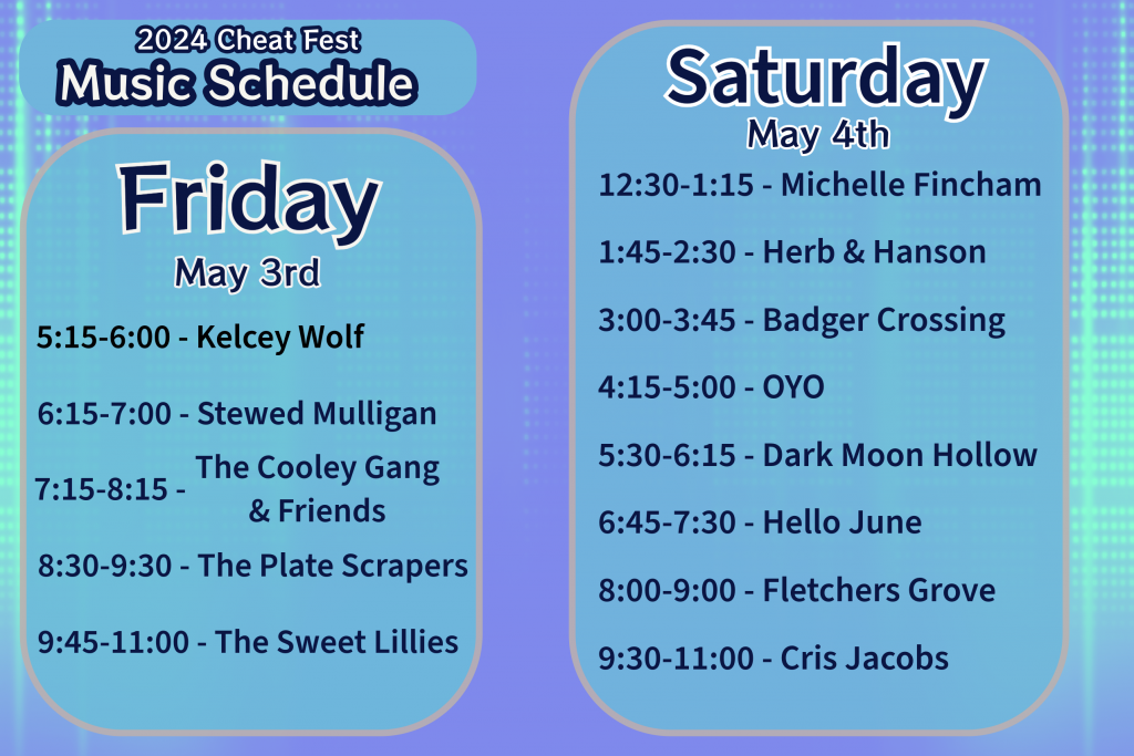 2024 Lineup – Cheat River Festival